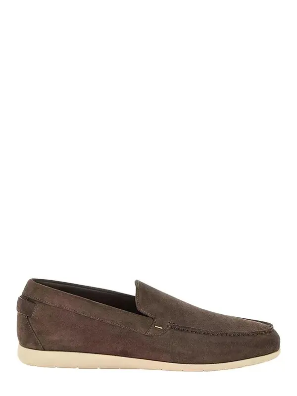 Paul & Shark Portofino Suede Loafers - Brown