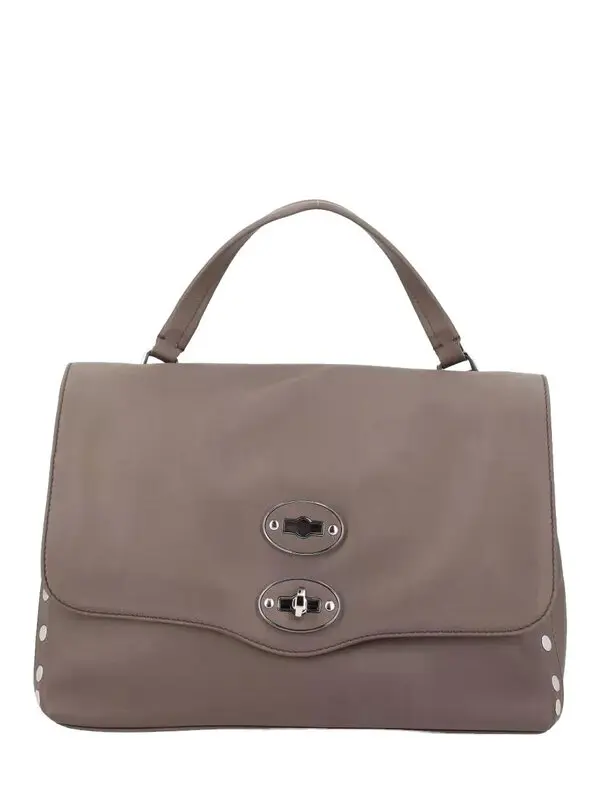 ZANELLATO Top-handle Tote Bag With Turn-lock Fastening - Neutrals