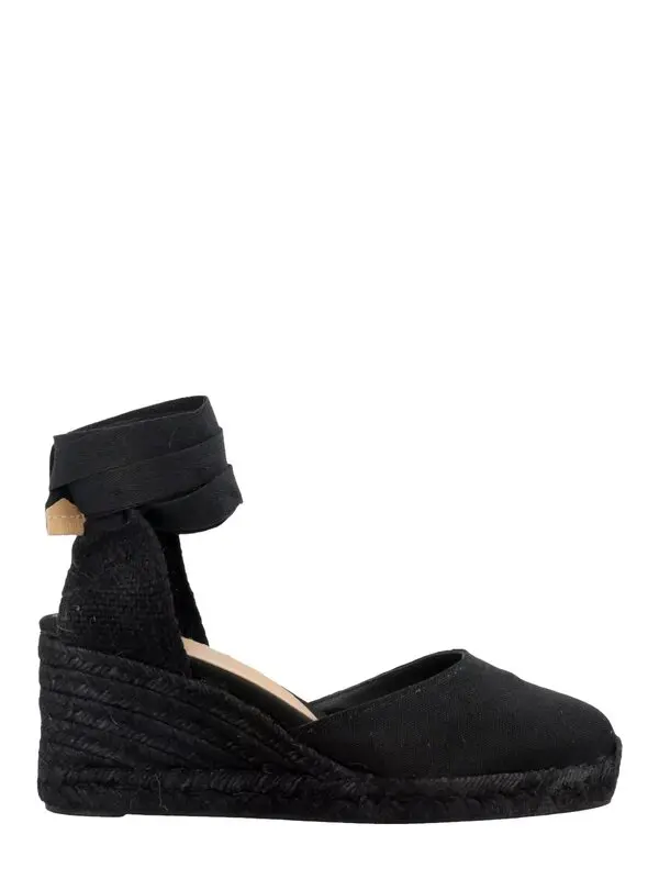 CastaÑer 60mm Wedge-heel Espadrilles - Black