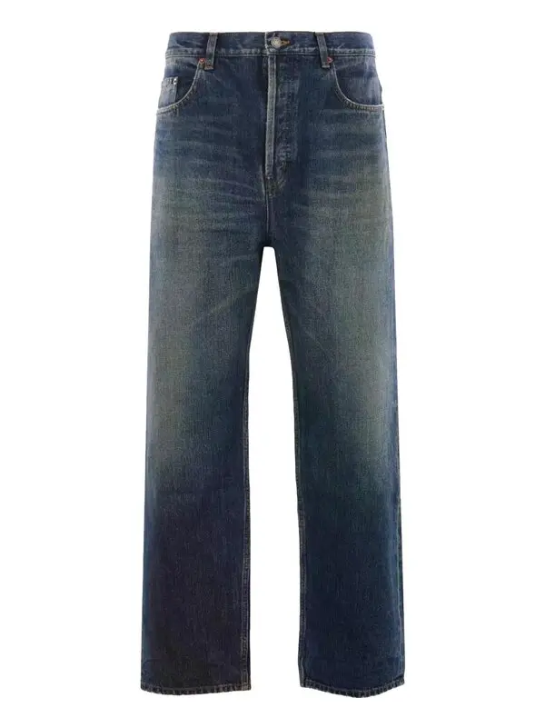 Saint Laurent Logo-patch Jeans - Pccex4236 Heritage Vintage Blu