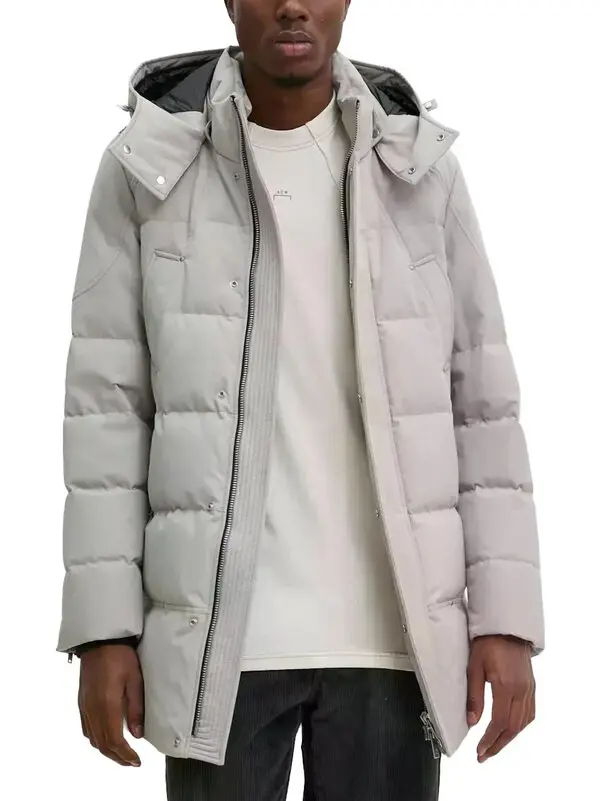 Moose Knuckles Hooded Puffer Coat - Grey