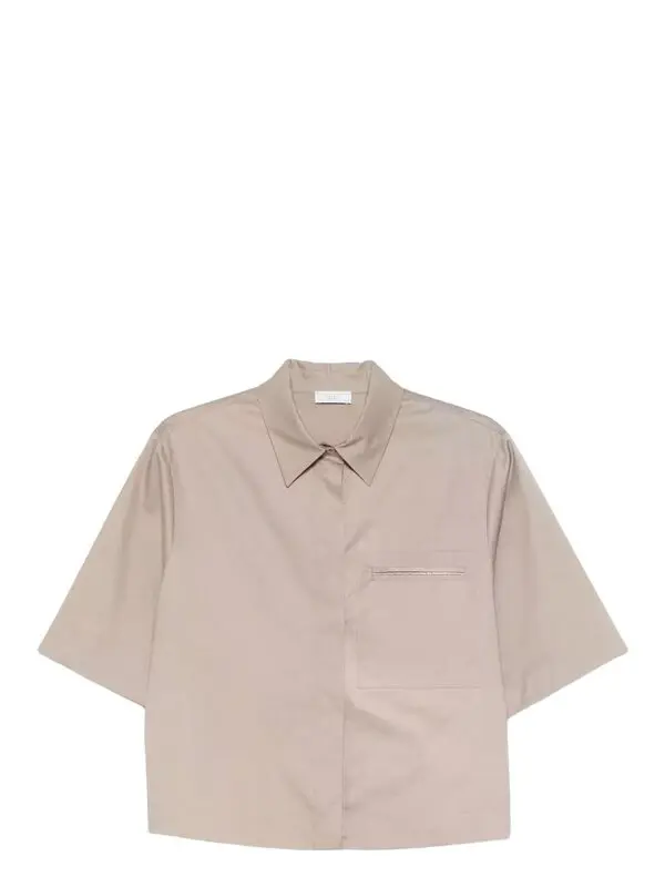 Peserico Pocket Short-sleeve Shirt - Neutrals