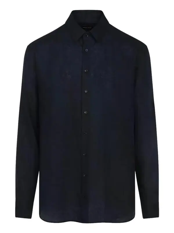 Giorgio Armani Buttoned Shirt - Blue