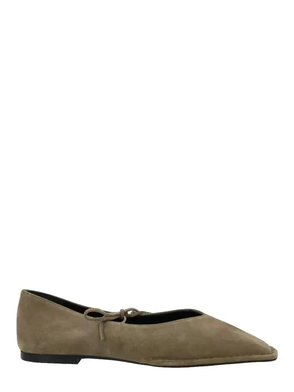 ALOHAS Sway Tie-detail Ballerina Flats - Neutrals
