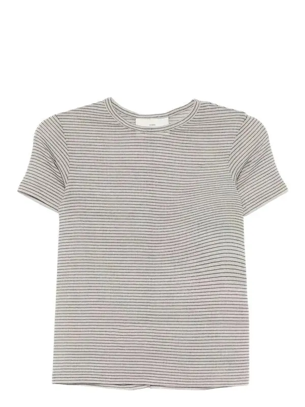 SONG FOR THE MUTE Striped T-shirt - Neutrals