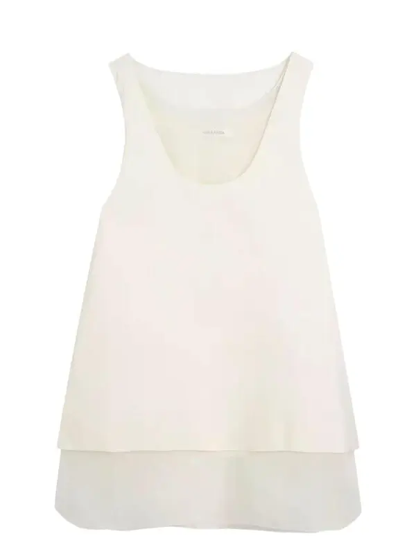 VORANIDA Kaia Layered Tank Top - Neutrals