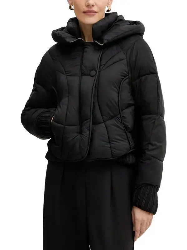 FRACOMINA Hooded Padded Jacket - Black