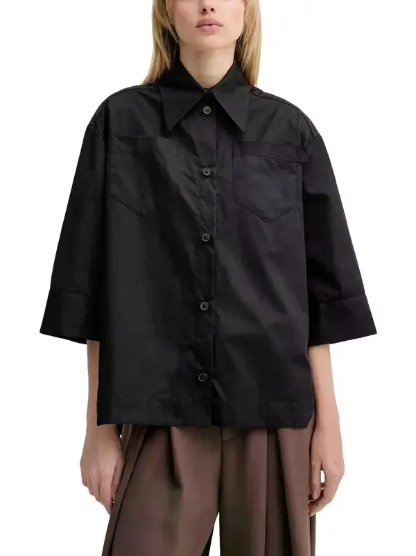 MMC STUDIO Wide-sleeved Shirt - Black