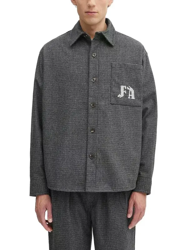 FUCKING AWESOME Pocket Button-up Shirt - Grey