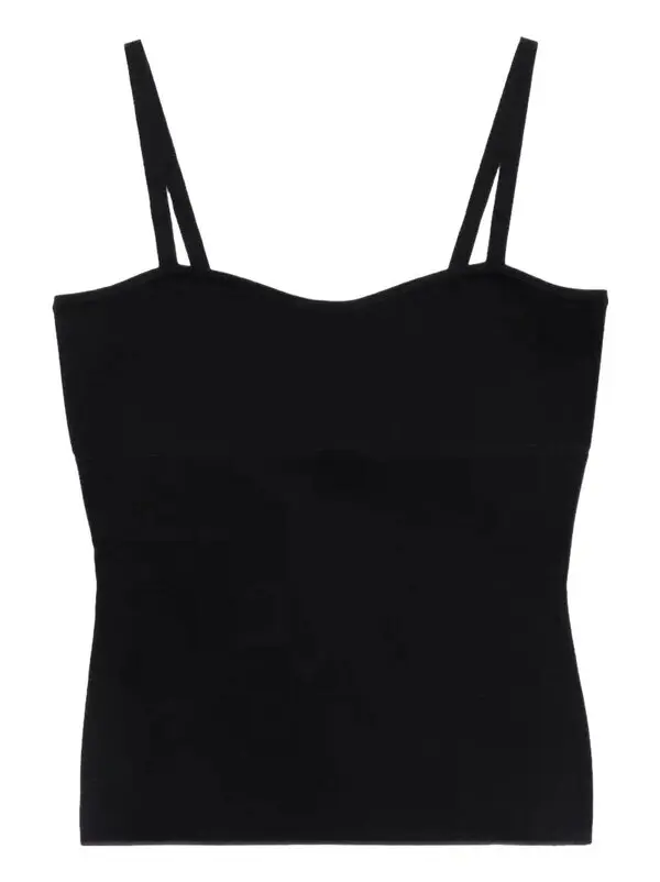 Max Mara Epica Strap Top - Black