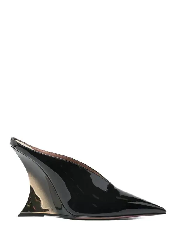 Paris Texas Nina Pointed-toe Mules - Black