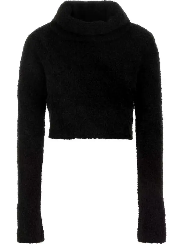 Saint Laurent Brushed-finish Jumper - Black