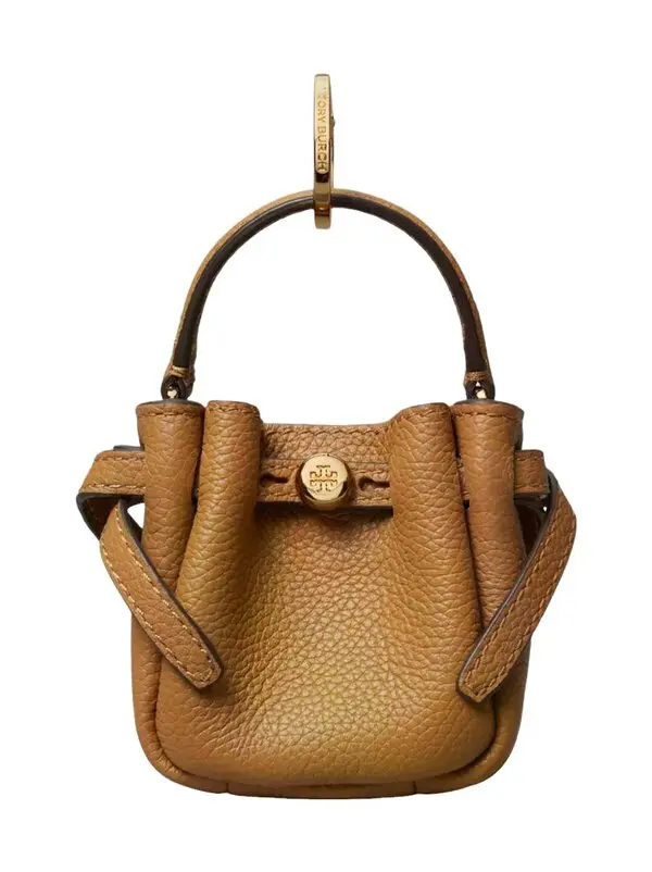 Tory Burch Romy Bucket Bag Charm - Brown