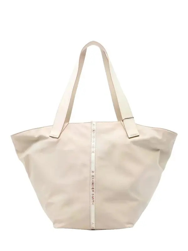 ALEXANDER SMITH Lauren Logo-detail Tote Bag - Neutrals