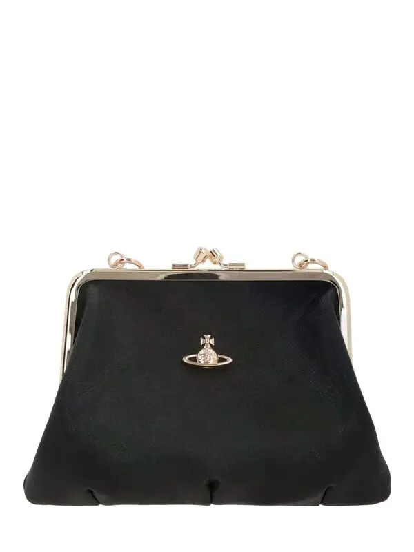 VIVIENNE WESTWOOD Granny Orb-detail Shoulder Bag - Neutrals