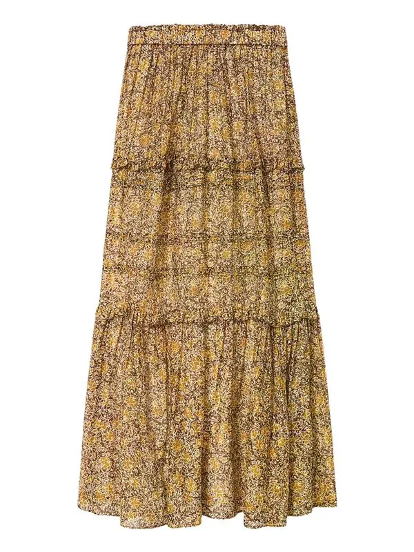MARANT ETOILE Volomia Maxi Skirt - Brown