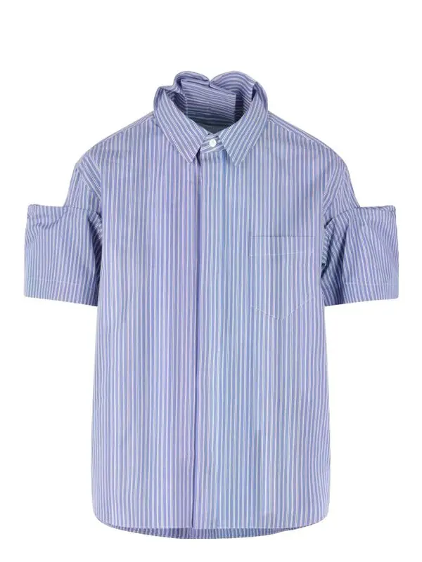 Sacai Striped Shirt - Blue