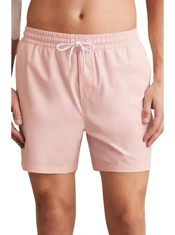 REISS Cliff Swim Trunks - Pink