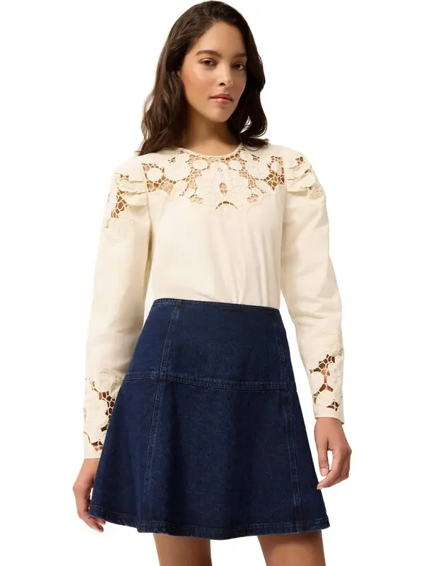 MARIE OLIVER Dori Blouse - Turtledove