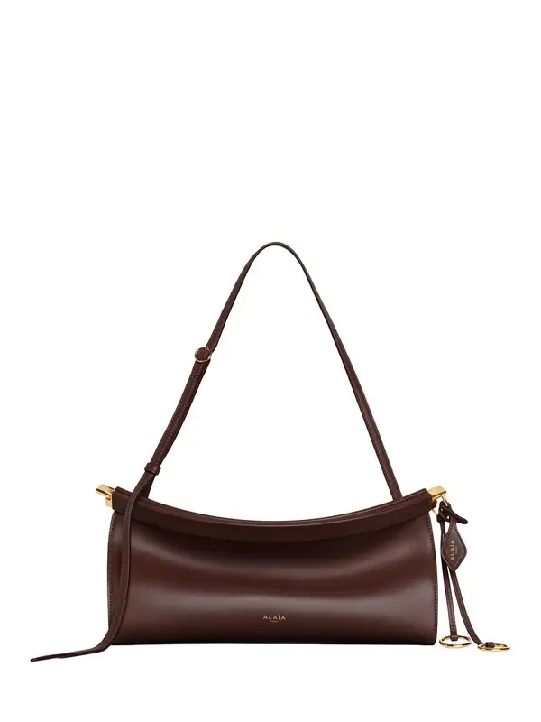 Alaïa Medium Le Click East West Leather Shoulder Bag - Brown