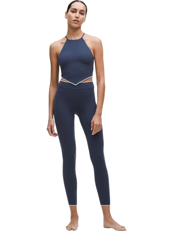 Lululemon Stitch Trim High-rise 25" Tights - Club Blue