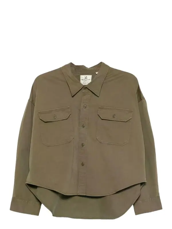 Denimist Chest-pocket Shirt - Green