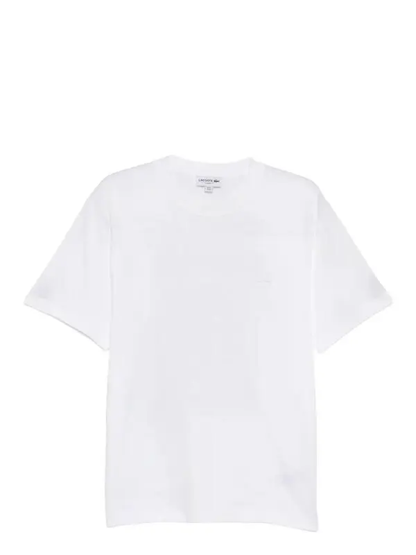 Lacoste Logo-embroidered T-shirt - White