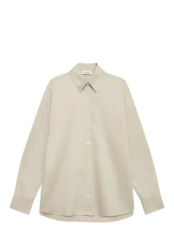 ANINE BING Essie Button-down Shirt - Neutrals