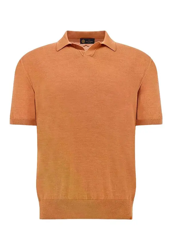Paul & Shark Open-collar T-shirt - Orange