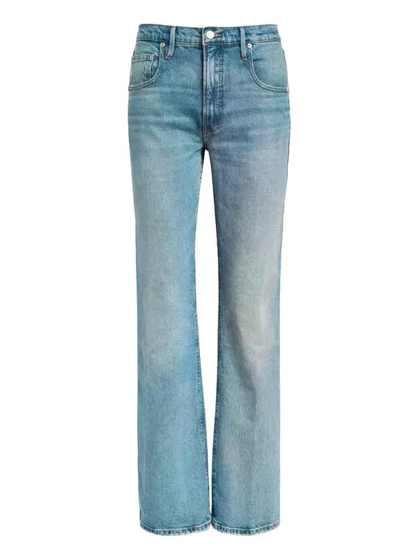 Good American Distressed-effect Jeans - Blue