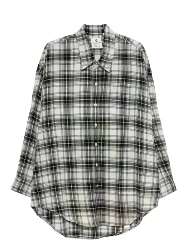 Denimist Plaid Long-sleeve Shirt - Green