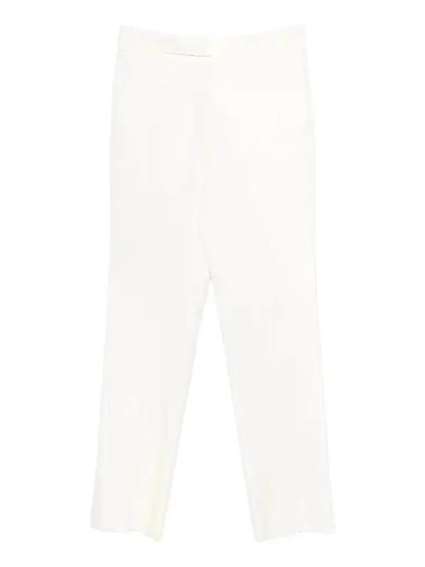 LARDINI Straight Trousers - White