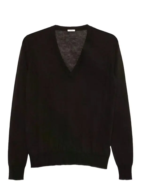 JOSEPH V-neck Cashmere Sweater - Brown