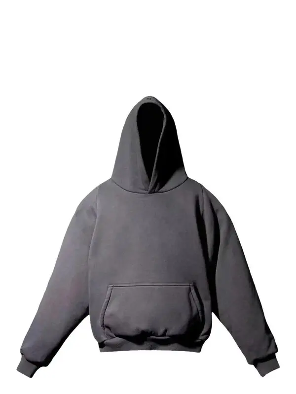 Yeezy Kangaroo-pocket Hoodie - Black
