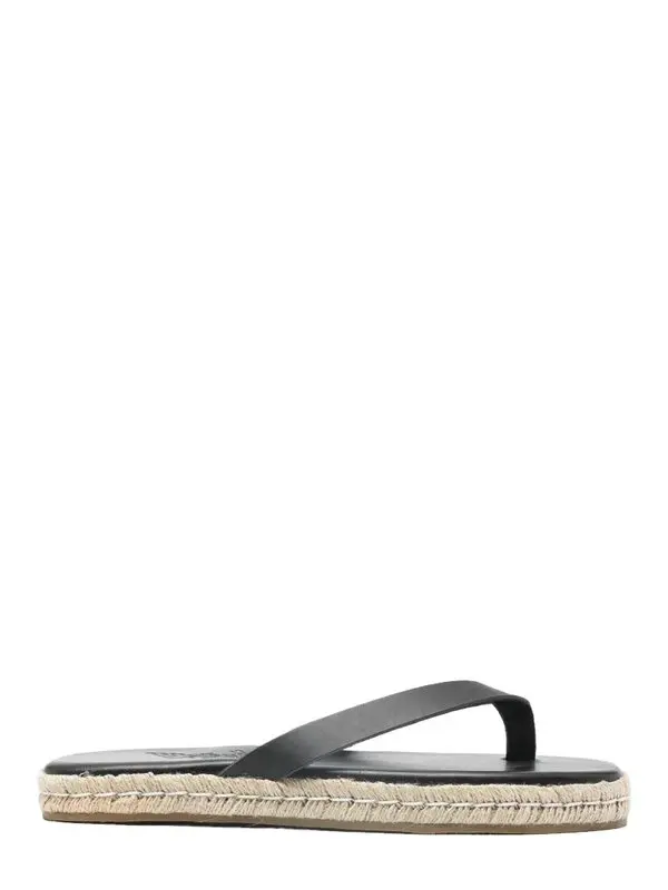 ANCIENT GREEK SANDALS Espadrille Solon Sandals - Black