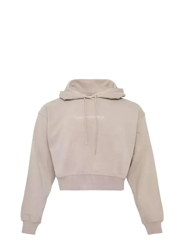 THISISNEVERTHAT Logo Hoodie - Neutrals