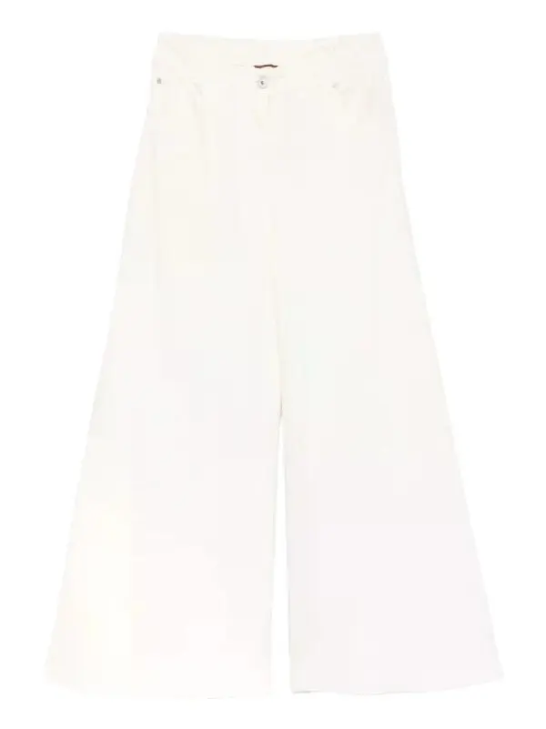 Brunello Cucinelli Wide-leg Jeans - White