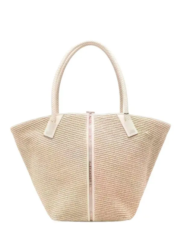 ALEXANDER SMITH Lauren Braided Tote Bag - Neutrals
