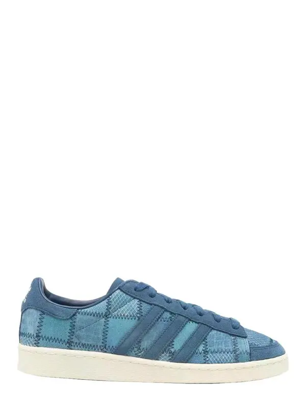 Adidas Jabbar Lo Patchwork-design Sneakers - Blue