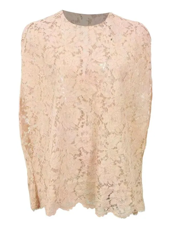 Valentino Garavani Floral-lace Blouse - Pink