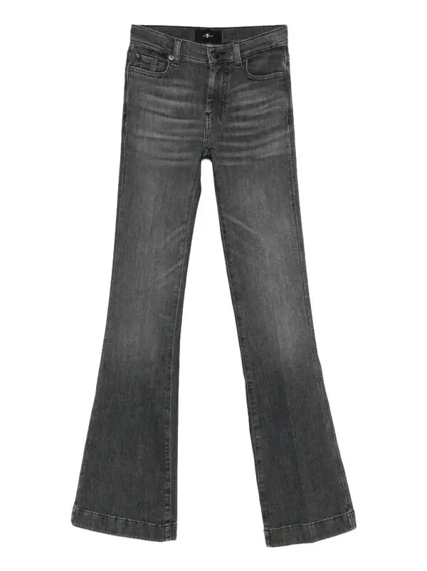 7 For All Mankind Dojo Flared Jeans - Grey