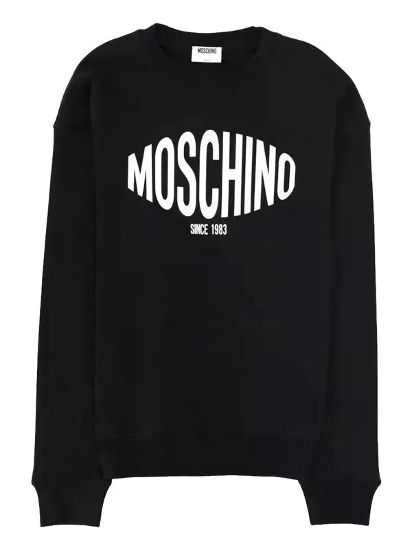 Moschino Logo Sweater - Black