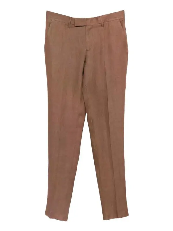 LARDINI Belt-loop Trousers - Brown
