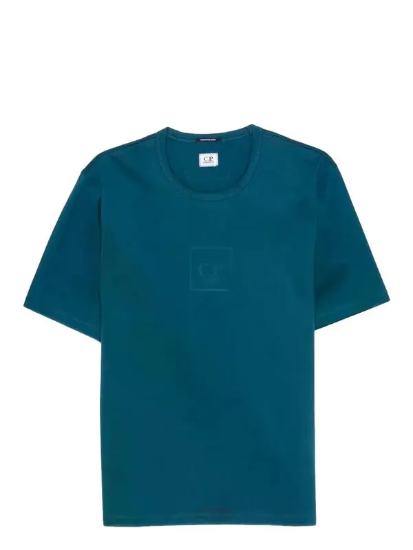 C.P. COMPANY Crew-neck Short-sleeve T-shirt - Blue