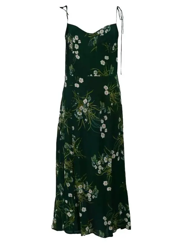 REFORMATION Frankie Floral-print Maxi Dress - Green