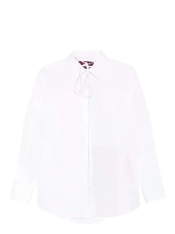 Gucci Long-sleeve Poplin Shirt - White