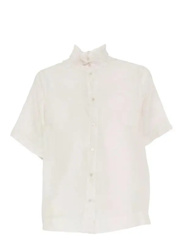 Christian Wijnants Ruffled Short-sleeve Shirt - White