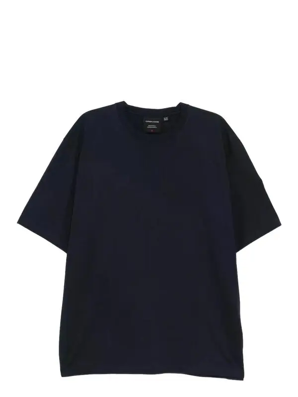Canada Goose Logo-patched Crew-neck T-shirt - Blue