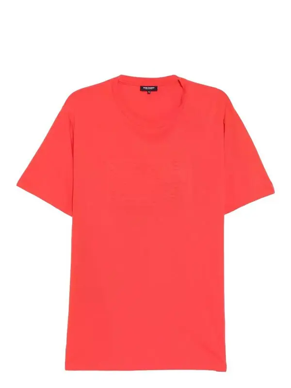RON DORFF Text Crew-neck T-shirt - Orange