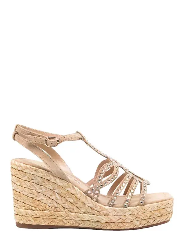 ALMA EN PENA Embellished Espadrilles - Neutrals